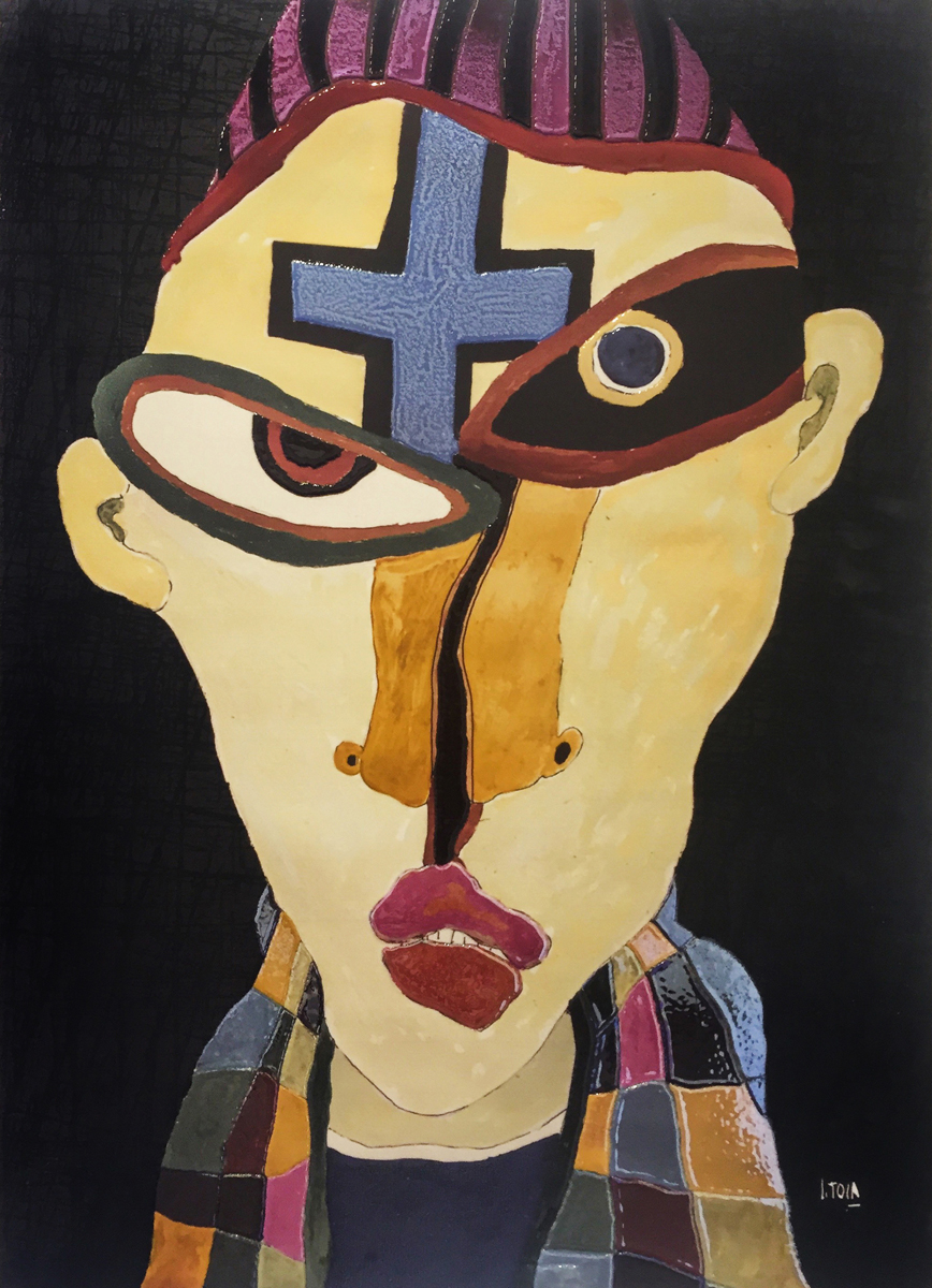 José Tola. Serie Negra 1 – INDEPENDENCIA: Bienal de Arte de Cusco